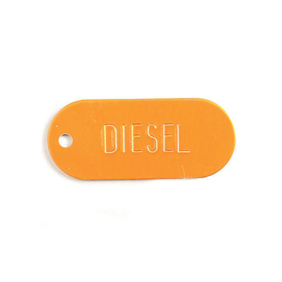 Fuel Identification Tags-Diesel - Priceless Products Landscape Depot